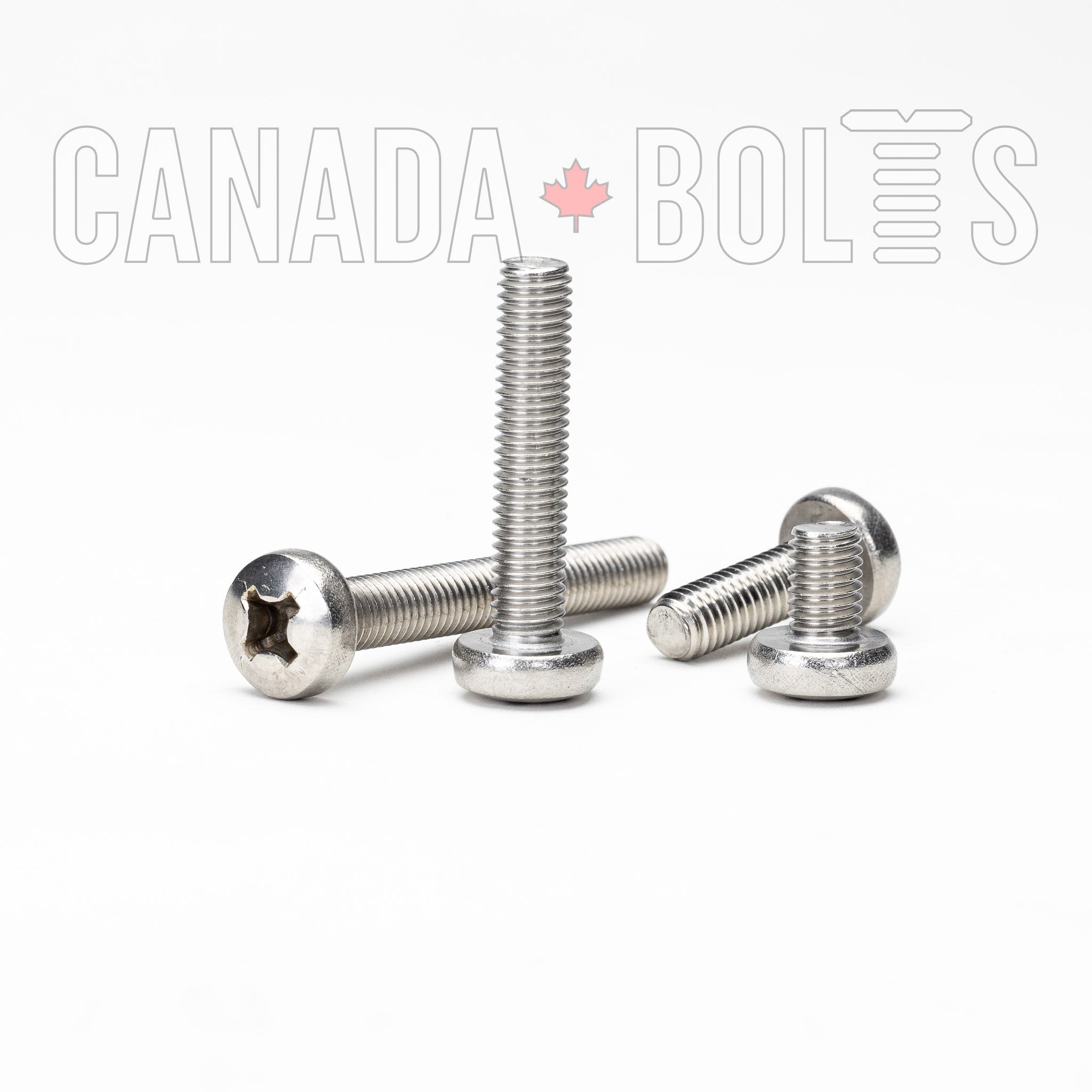 Metric, Machine Screws, Phillips Pan Head, Stainless Steel, M4 ...