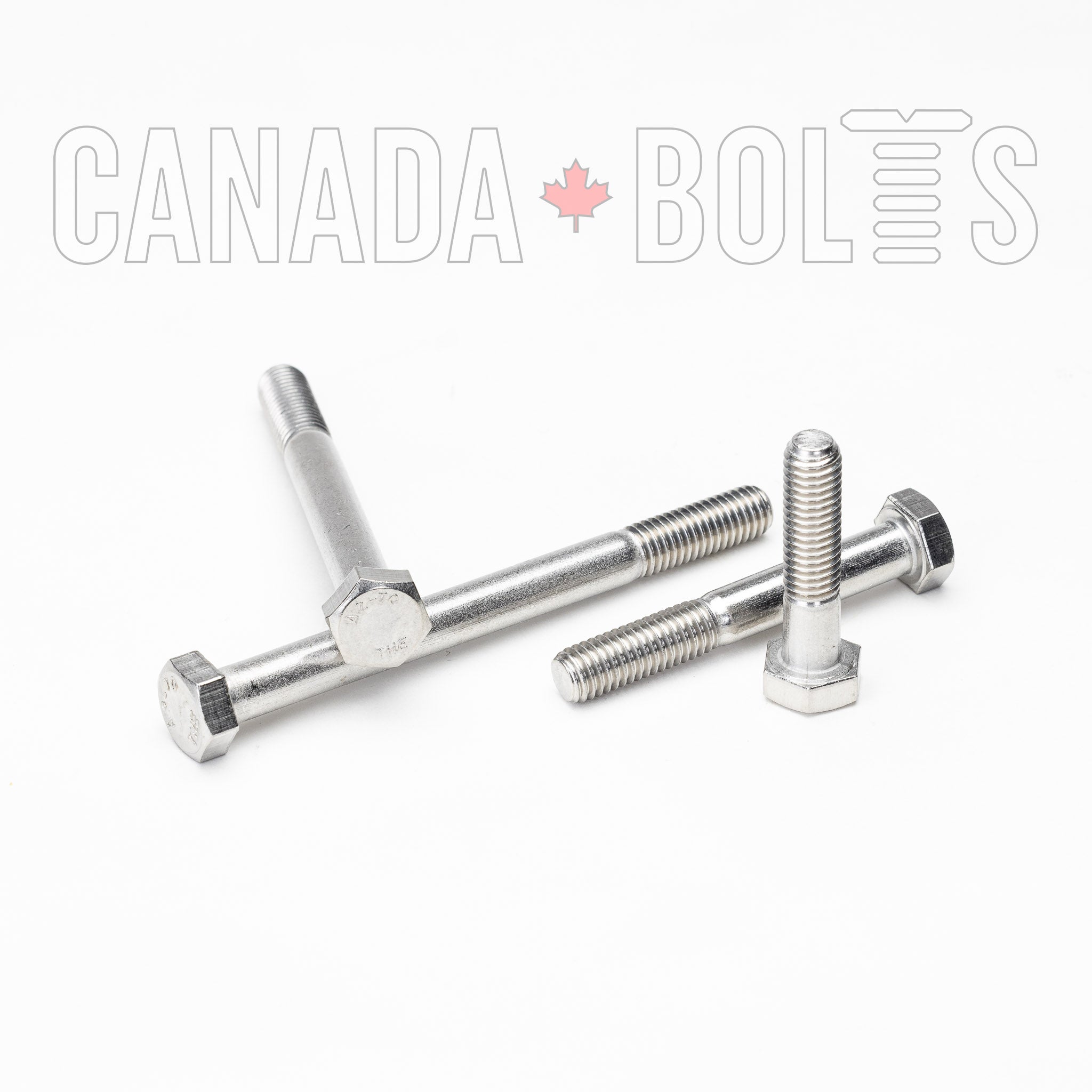 Metric, Hex Bolt, Partial Thread, Stainless Steel, M14 - CanadaBolts.ca