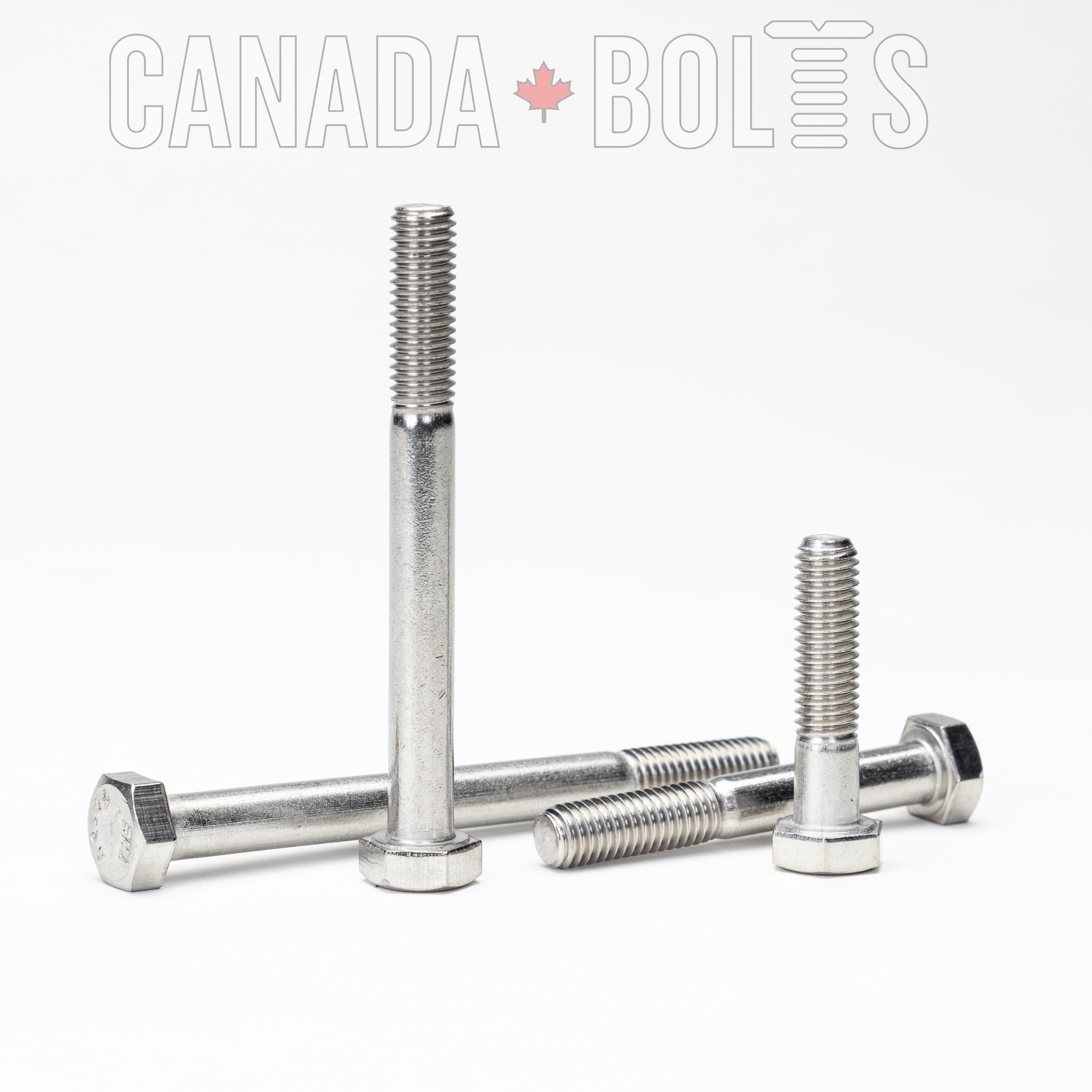 Metric, Hex Bolt, Partial Thread, Stainless Steel, M12 - CanadaBolts.ca